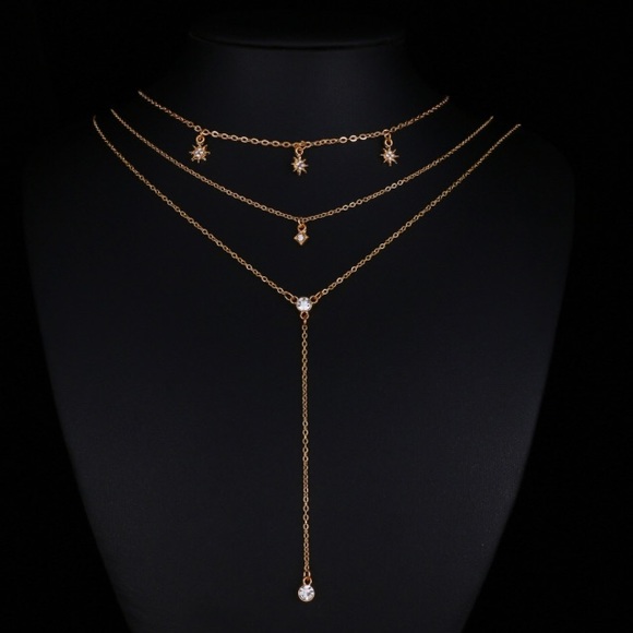 Jewelry | Layered Star Necklace | Poshmark